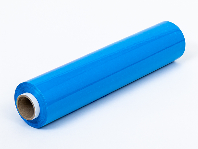 ᐈ Folia stretch 3kg 23 mic. Niebieska 1 szt. ️ hurtownia, fabryka, sklep - Producent Grembox